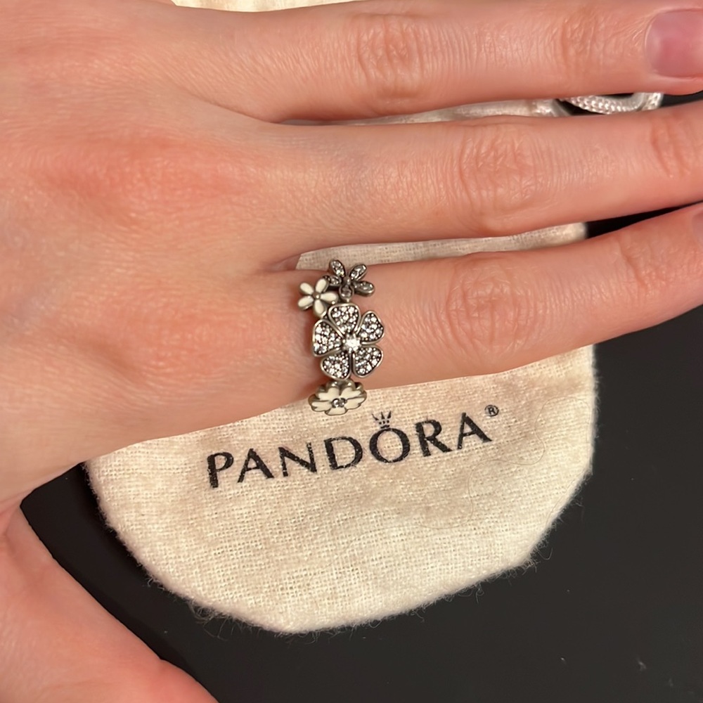 Flower Ring Pandora - Gem